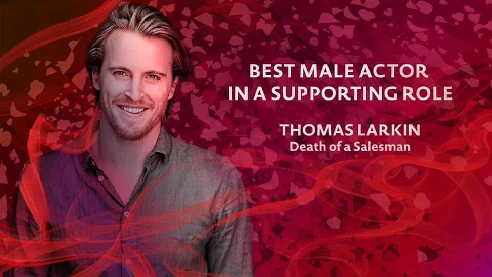 Thomas Larkin has won BEST MALE ACTOR IN A SUPPORTING ROLE for his ...